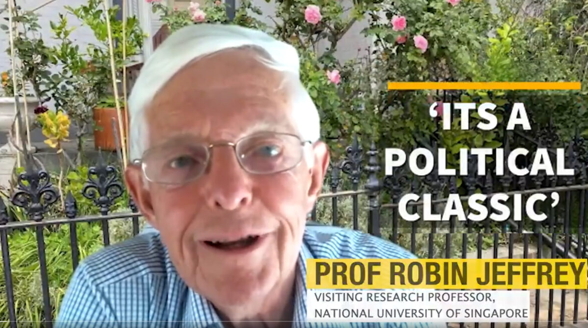 'The New BJP' is a classic: Prof Robin Jeffrey - Nalin Mehta