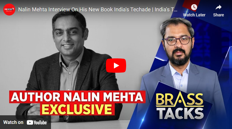 Nalin Mehta Interview On His New Book India's Techade with Zakka Jacob ...